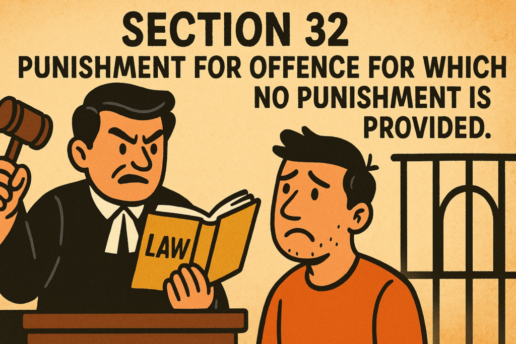 Section 32 – Punishment for Offence for Which No Punishment is Provided ...