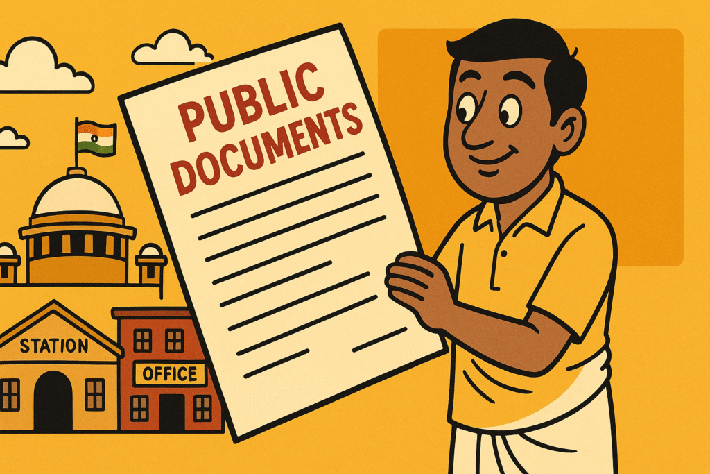 Understanding Public Documents in Indian Law: Meaning, Importance, and ...