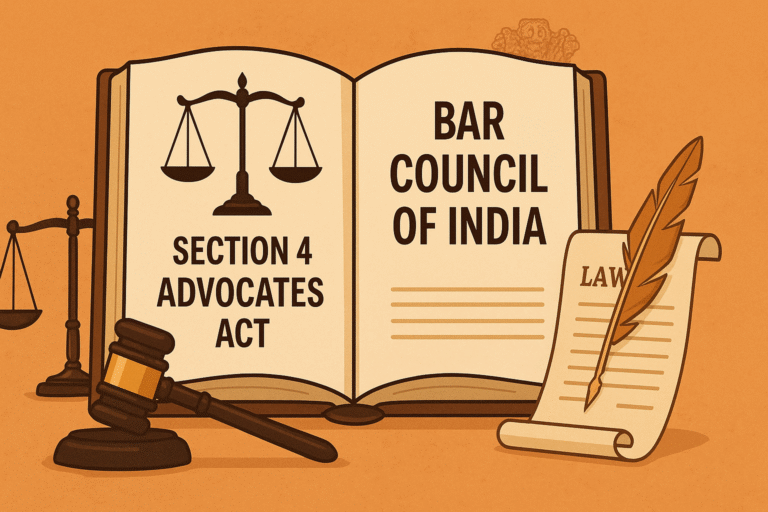 Understanding Section 4 of the Advocates Act: The Structure and Role of ...