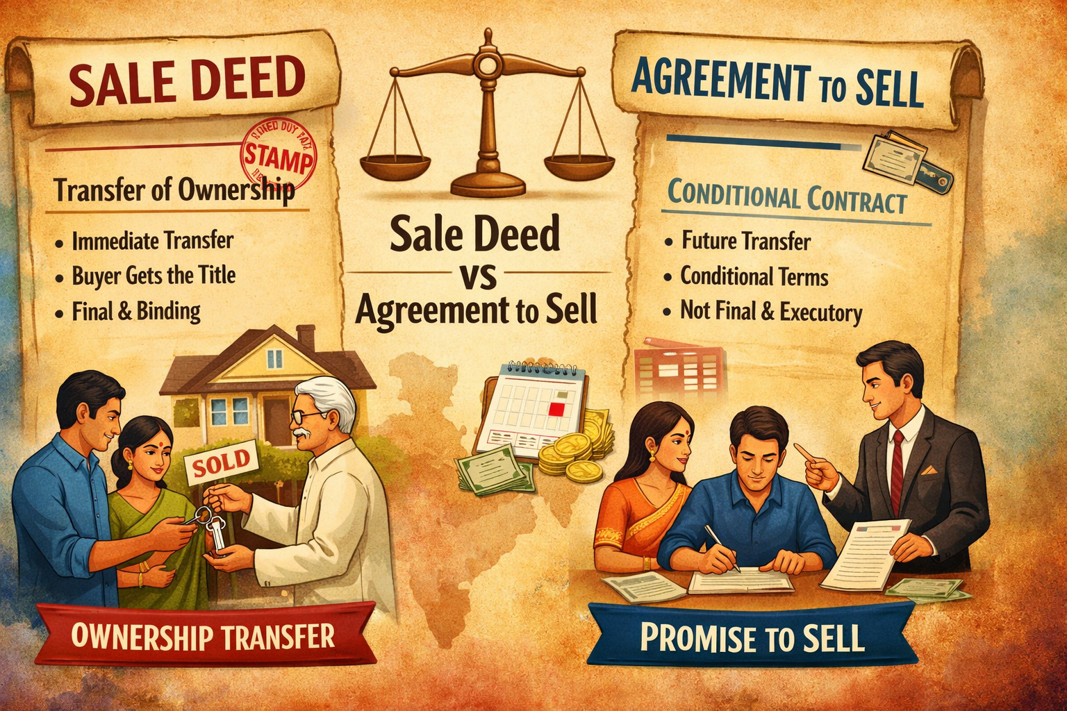 Difference Between Sale Deed and Agreement to Sell: A Complete Legal Guide for Property Buyers ...