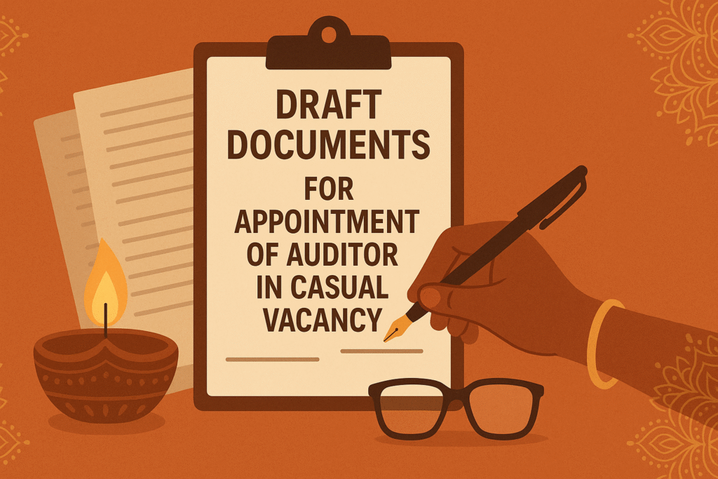 Essential Draft Documents for Appointment of Auditor in Casual Vacancy ...