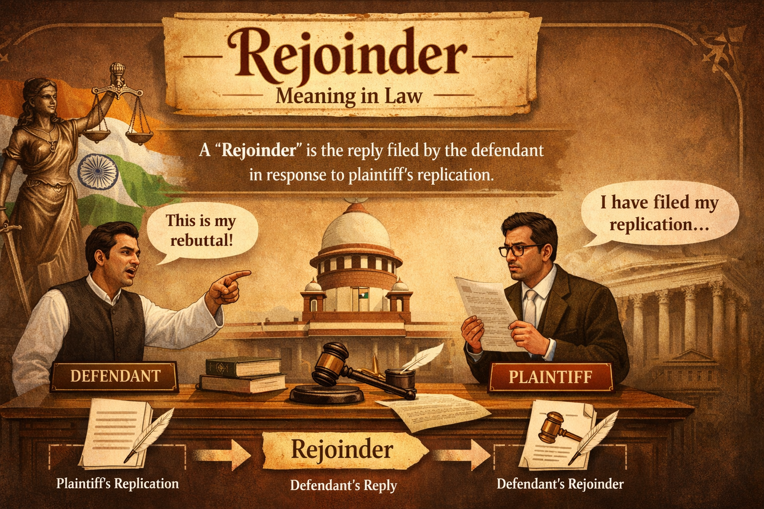 Rejoinder Meaning in Law: A Simple Yet Complete Guide for the General ...