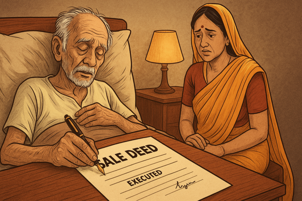 Sale Deed Executed by an Elderly Person Shortly Before Death: Legal ...