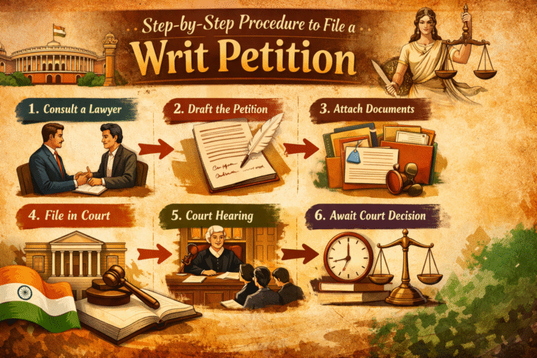 Step-by-Step Procedure to File a Writ Petition: A Practical Legal Guide for Citizens - Dr ...