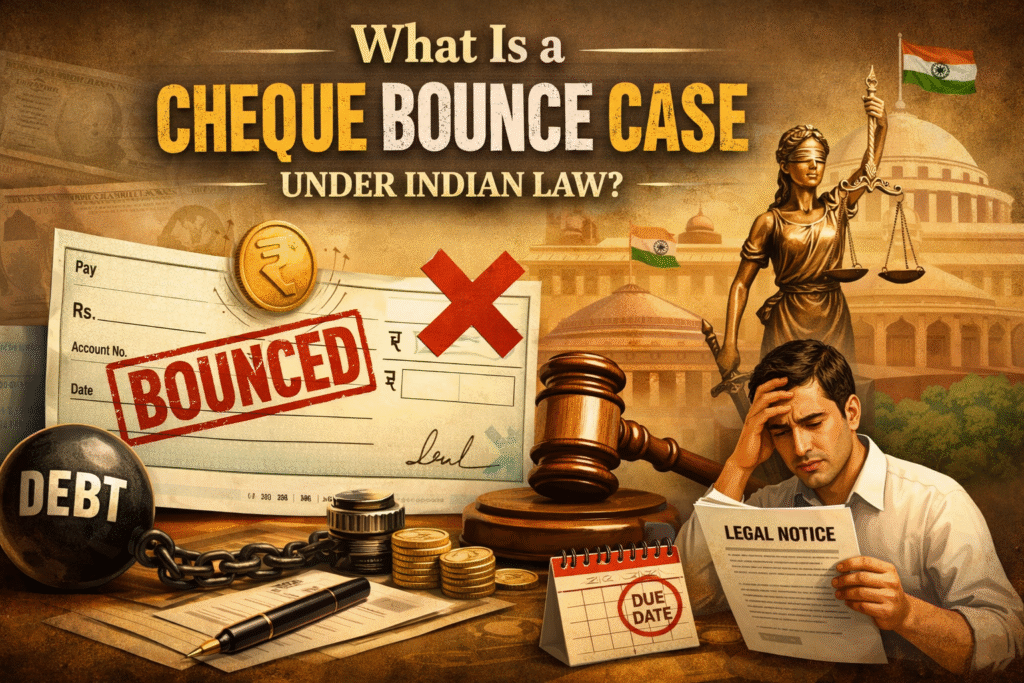 What Is a Cheque Bounce Case Under Indian Law?A Complete Legal Guide ...