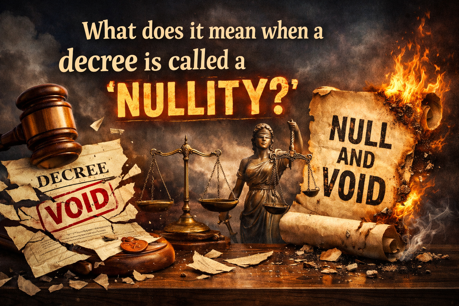 When a Court Decree Is a “Nullity”: Meaning, Consequences, and Legal ...