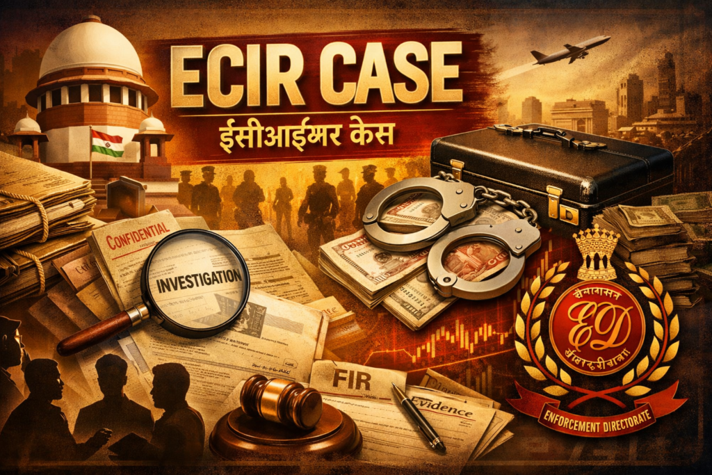 Behind the ECIR Case: Understanding India’s Money Laundering ...