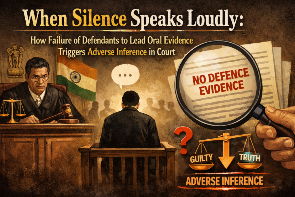 When Silence Speaks Loudly: How Failure of Defendants to Lead Oral ...