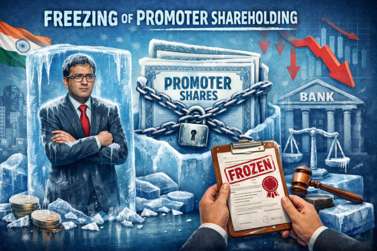 Freezing of Promoter Shareholding: Legal Consequences, Regulatory ...