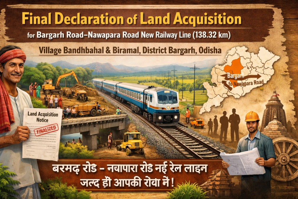 Final Declaration of Land Acquisition for Bargarh Road–Nawapara Road ...