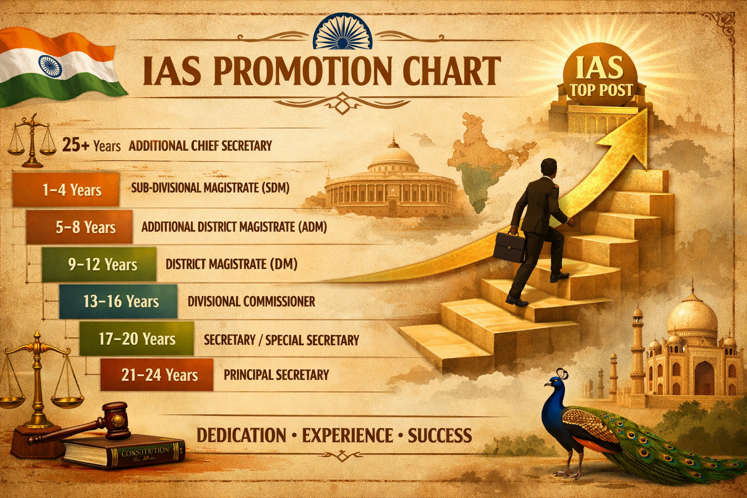 IAS Promotion Chart with Years: Complete Career Progression of an ...