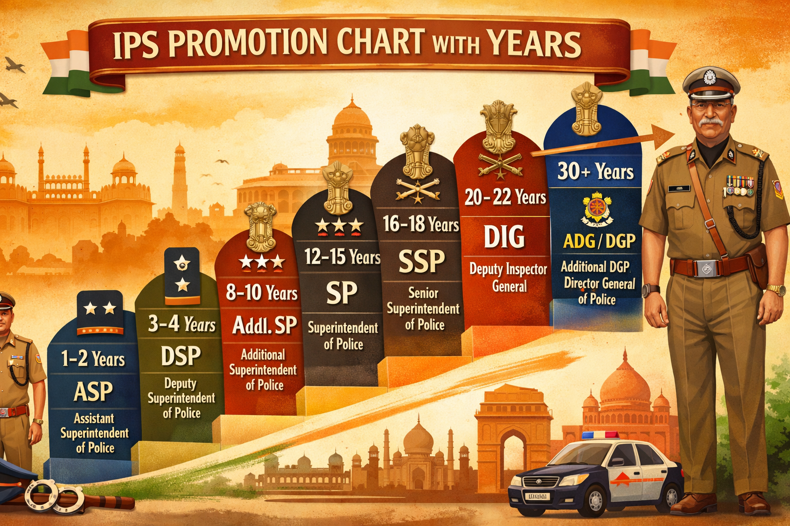 IPS Promotion Chart with Years: Understanding the Career Progression of ...