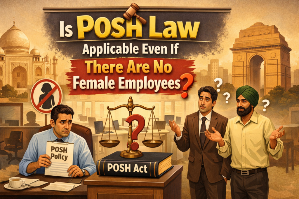 Is POSH Law Applicable Even If There Are No Female Employees? A ...