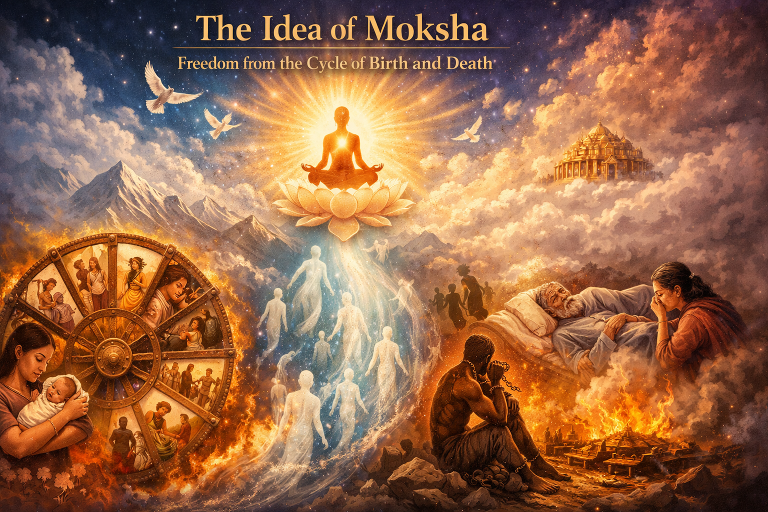 Moksha: The Ancient Indian Vision of Ultimate Freedom from the Cycle of ...