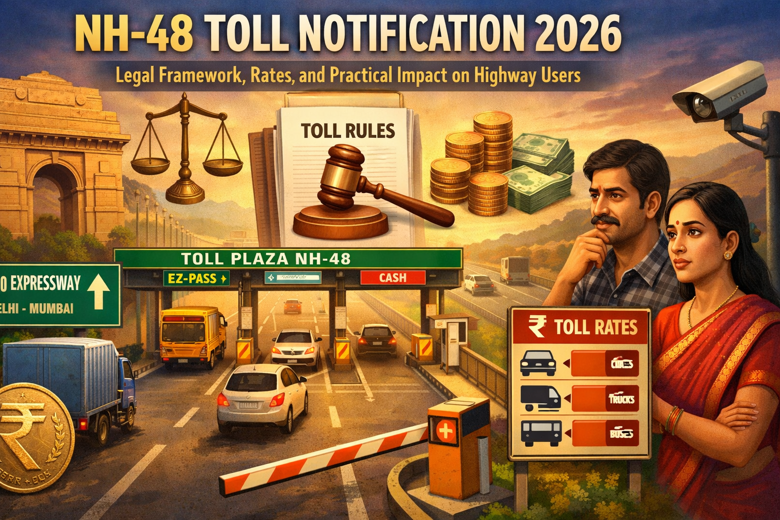 NH-48 Toll Notification 2026: Legal Framework, Rates, and Practical ...