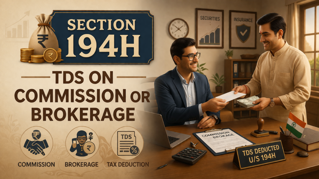 Understanding Section 194H: TDS on Commission or Brokerage – A Complete ...