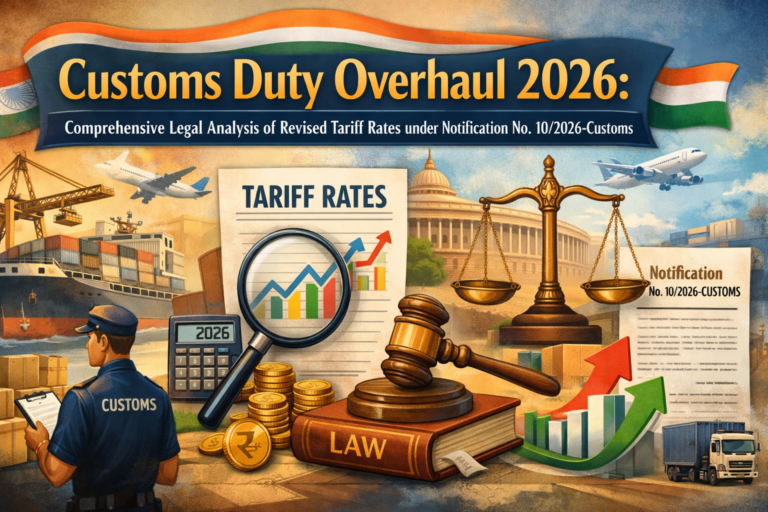 Customs Duty Overhaul 2026: Comprehensive Legal Analysis of Revised ...