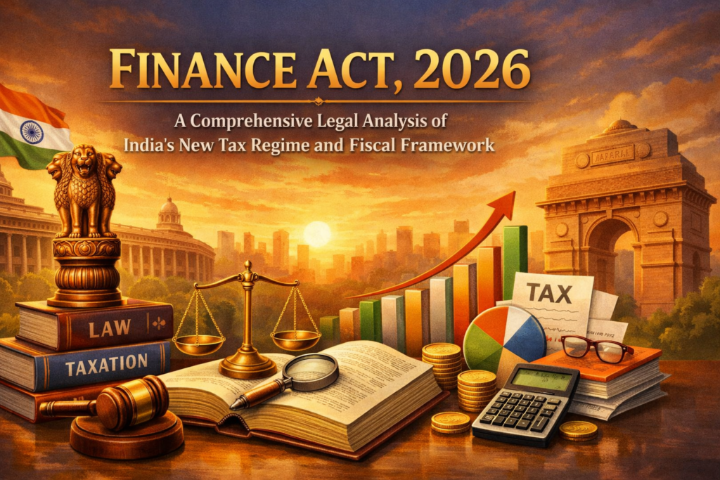 Finance Act, 2026: A Comprehensive Legal Analysis of India’s New Tax ...