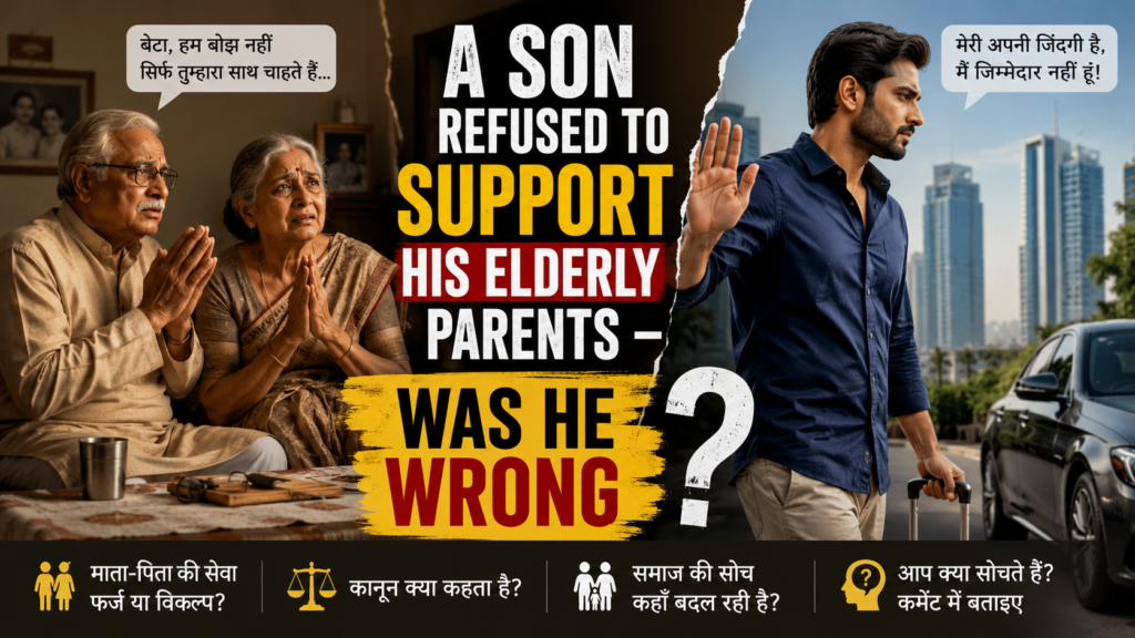 A Son Refused to Support His Elderly Parents – Was He Wrong ...