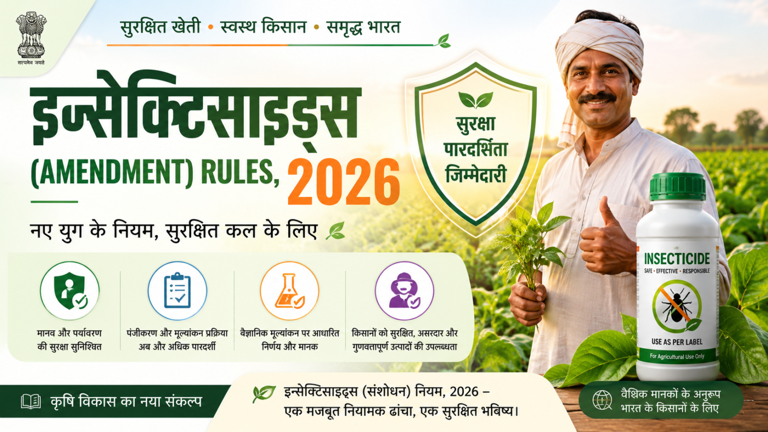 Insecticides (Amendment) Rules, 2026: India Moves Towards a Fully ...